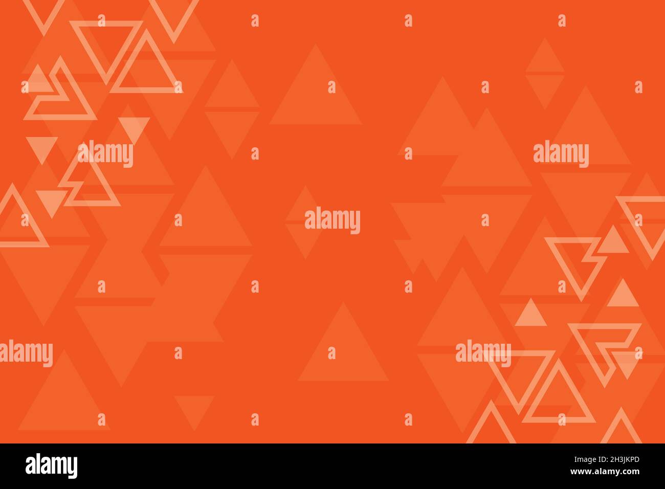 Vector geometric triangle orange and red background, abstract pattern ...