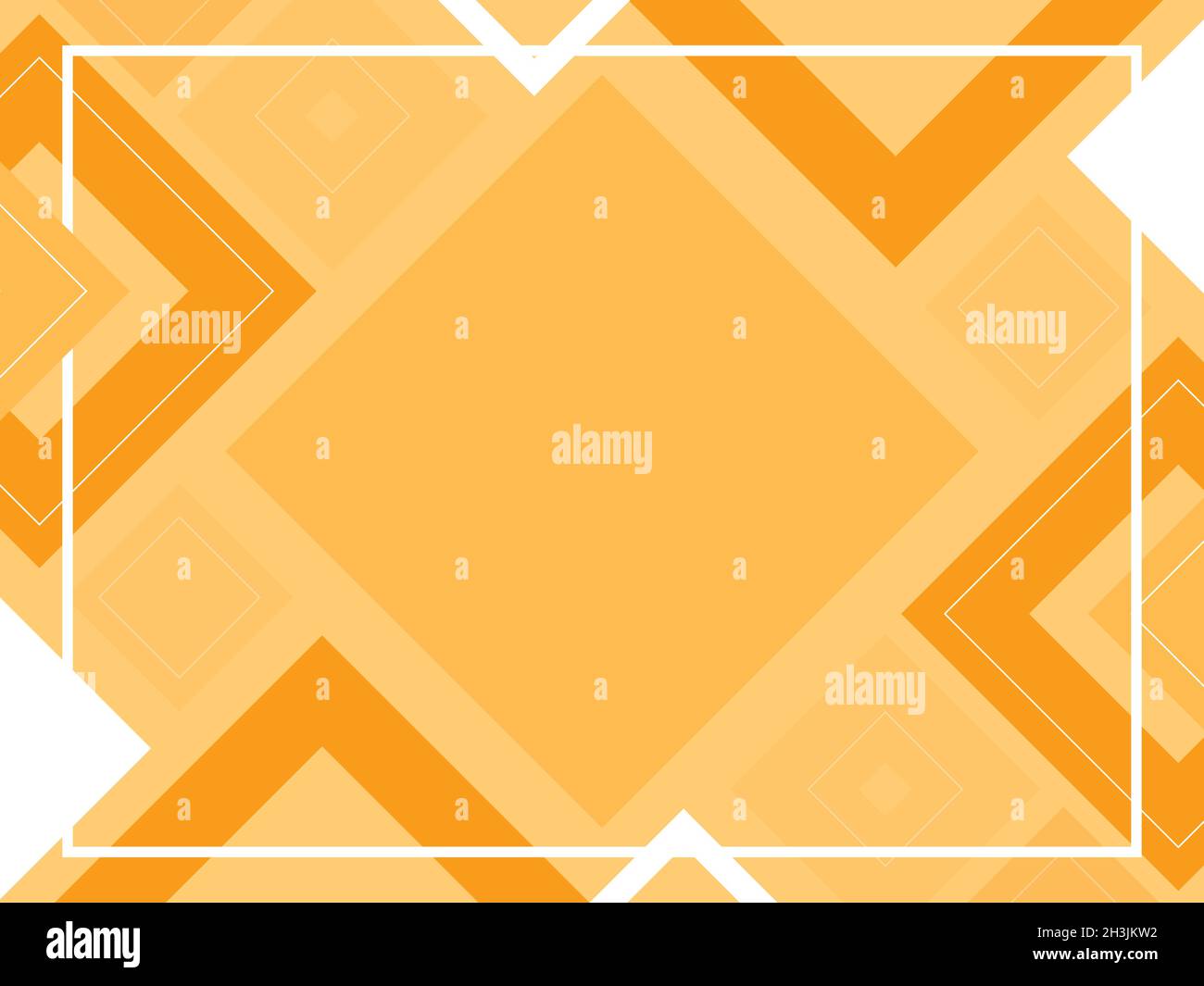 Abstract geometric orange background made from squares and triangles ...
