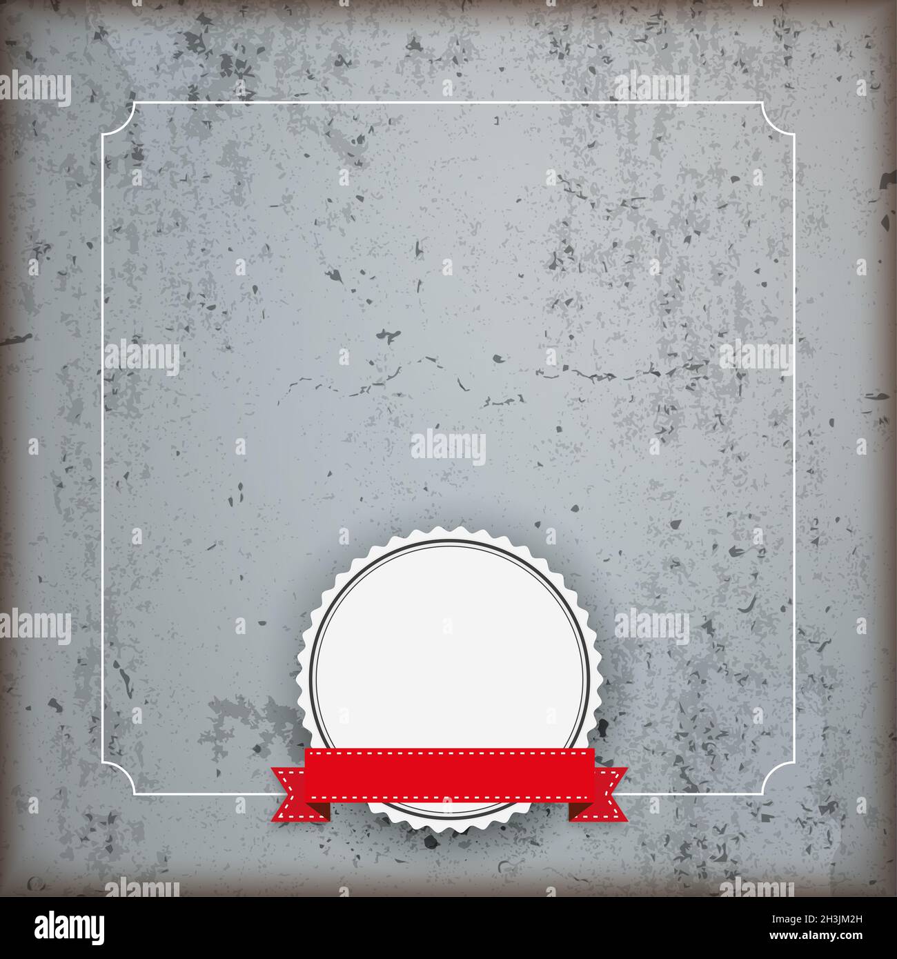 Grunge Brochure Flyer Concrete Emblem Stock Photo - Alamy