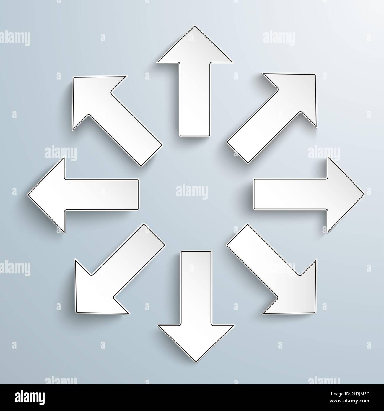 Stickers arrows set collection hi-res stock photography and images - Alamy