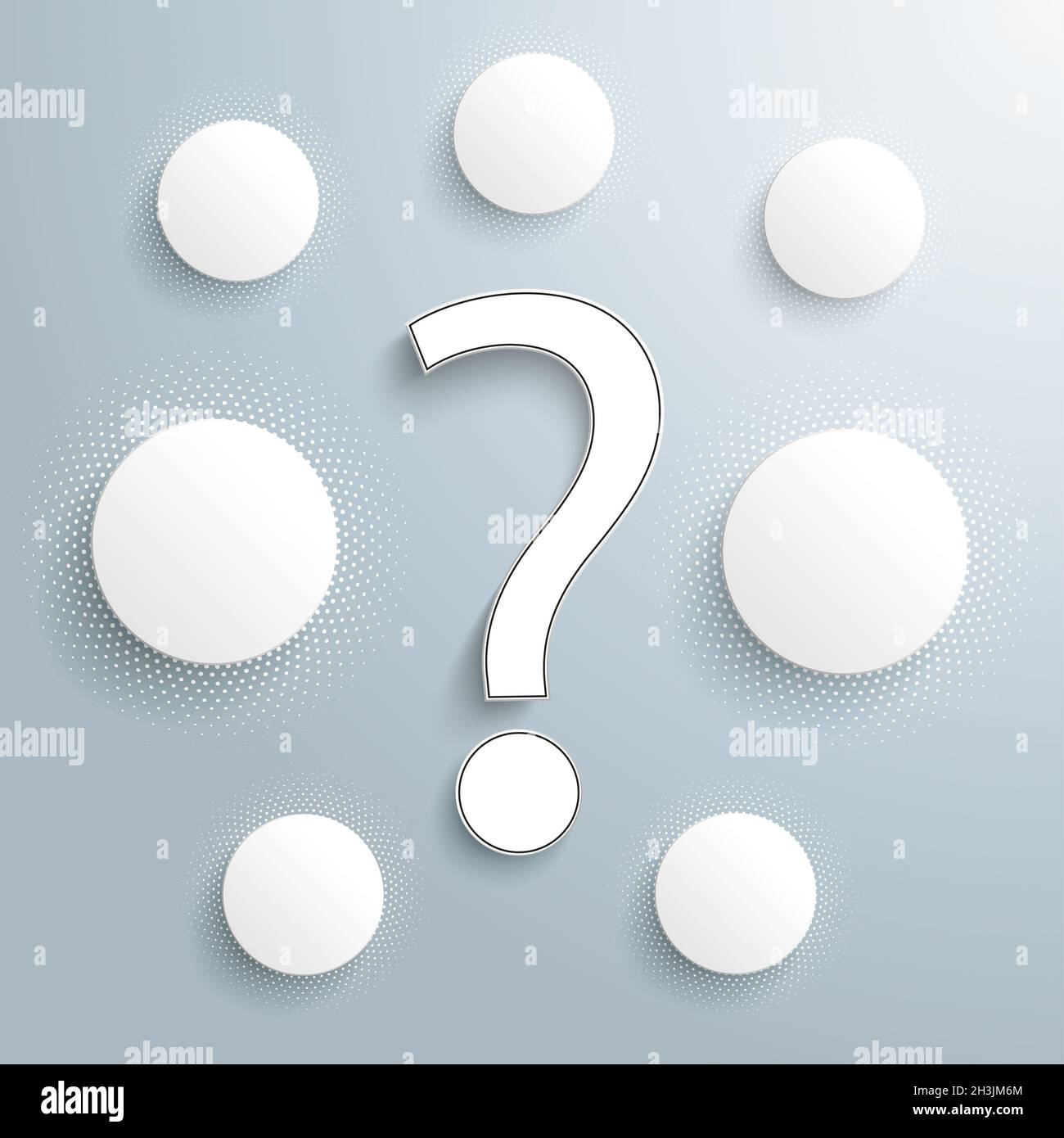 Vector Infographic Template Question Mark High Resolution Stock ...