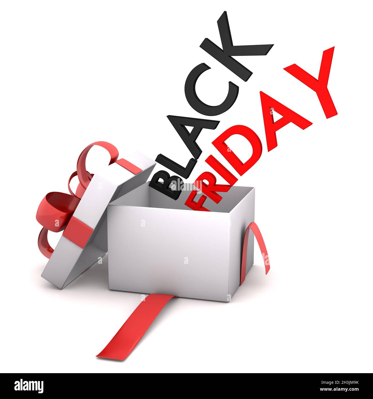 Black friday white paper Cut Out Stock Images & Pictures - Alamy