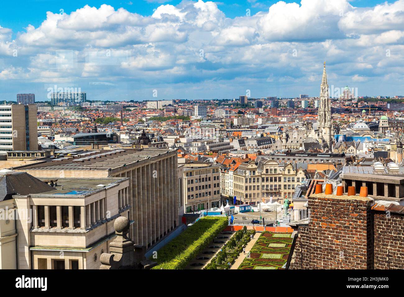 Cityscape of Brussels Stock Photo - Alamy