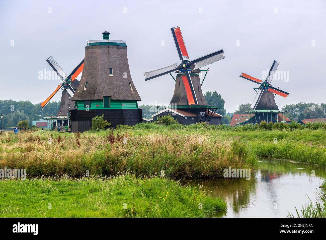 Wind mills in Holland Stock Photo - Alamy