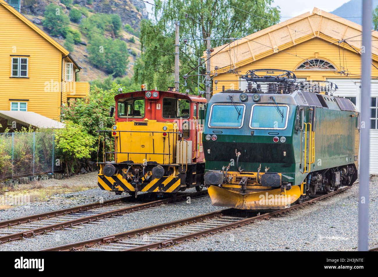 Flam flamsbana train tunnel hi-res stock photography and images - Alamy