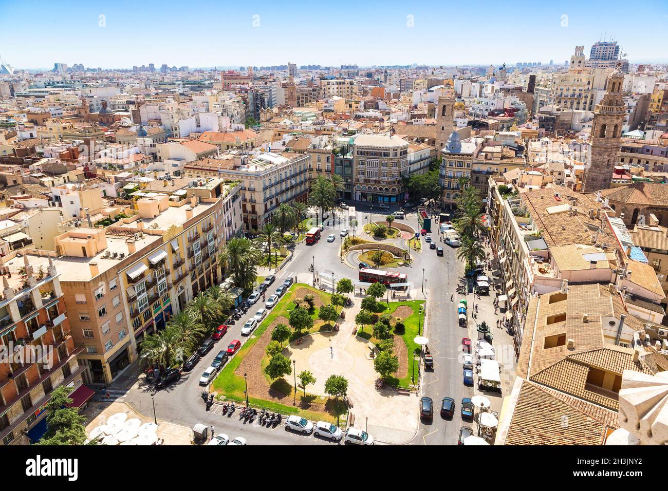Valencia cathedral aerial hi-res stock photography and images - Alamy