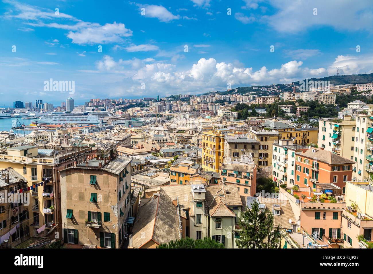 Genoa port city in hi-res stock photography and images - Alamy