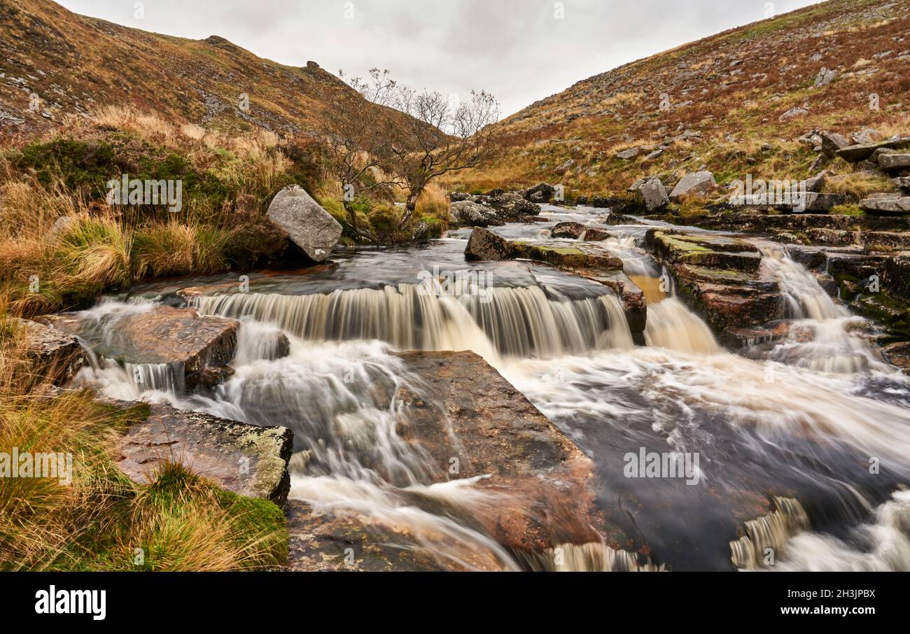 Tavey cleave waterfall hi-res stock photography and images - Alamy