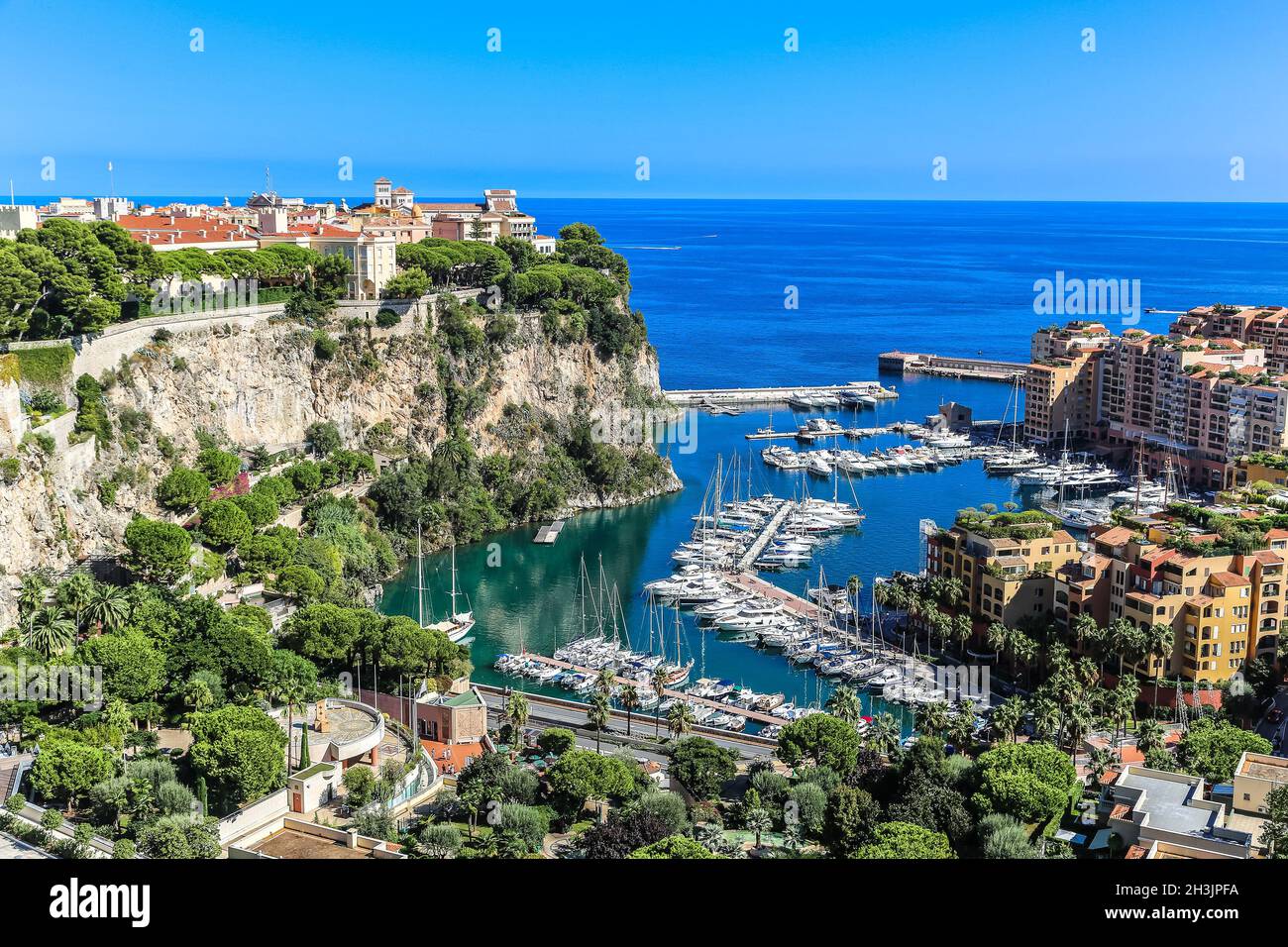 Rock of monaco prince's palace hi-res stock photography and images - Alamy
