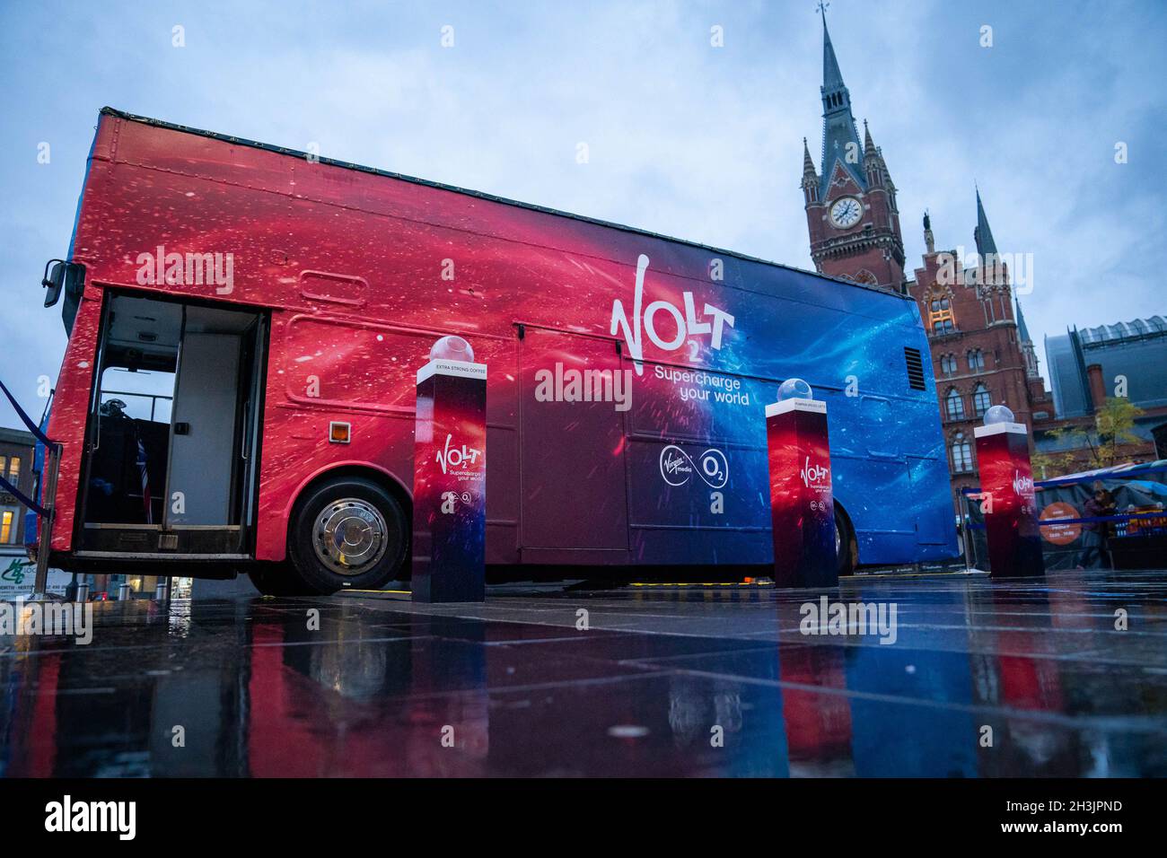 EDITORIAL USE ONLY The taste-test vapour coffee at the Virgin Media O2 ...