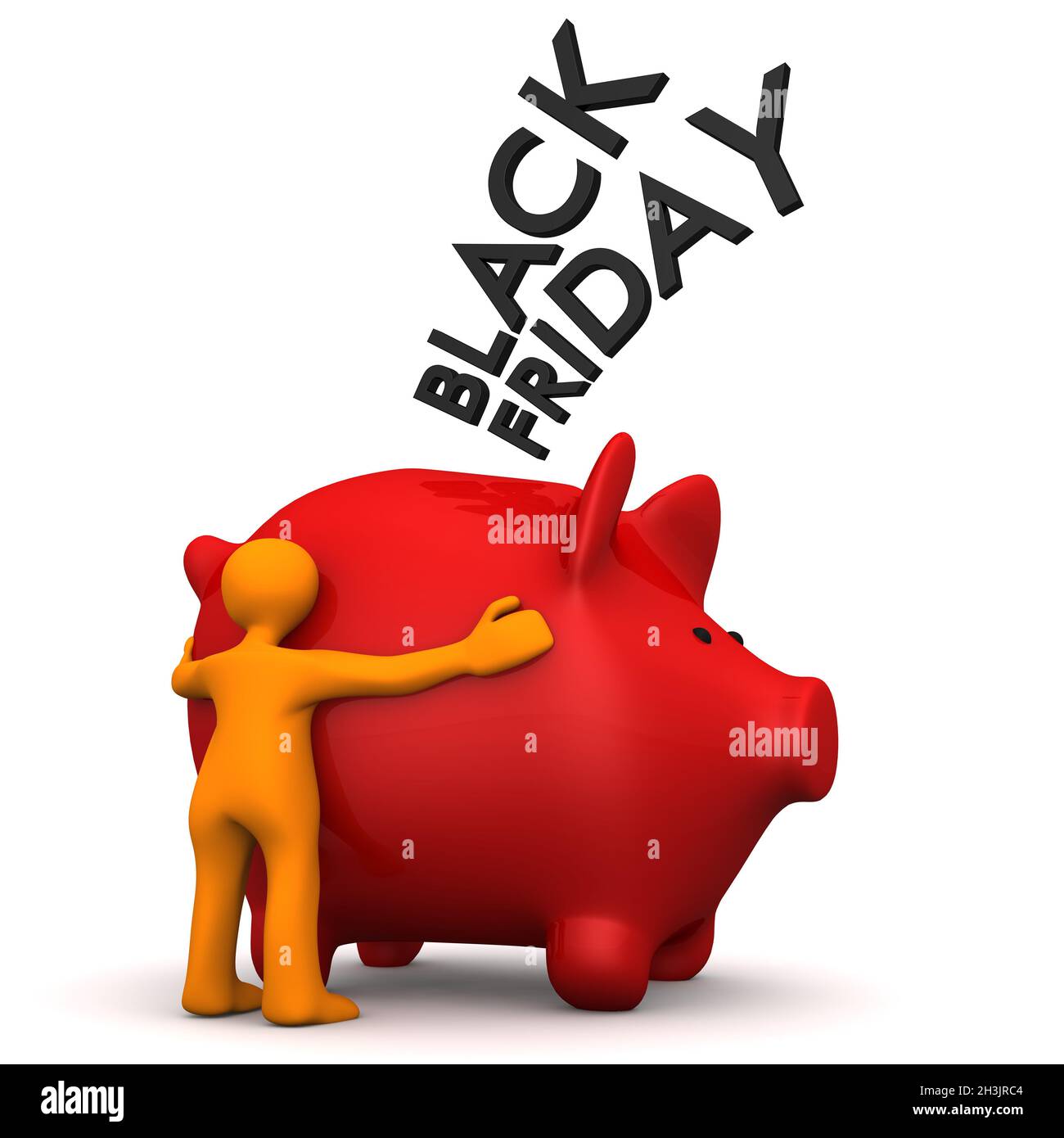 Black friday white paper Cut Out Stock Images & Pictures - Alamy