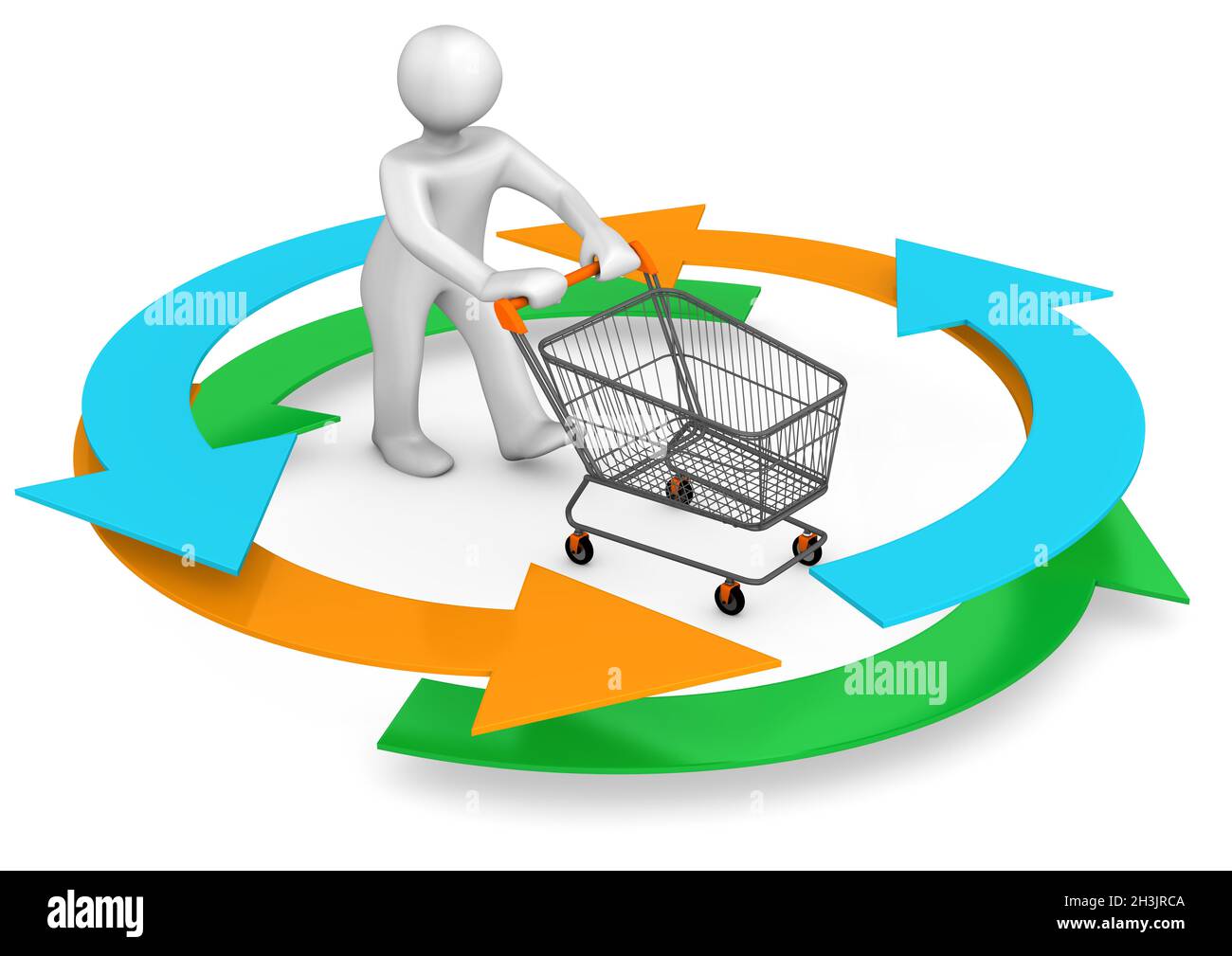 Cyan arrow Cut Out Stock Images & Pictures - Alamy