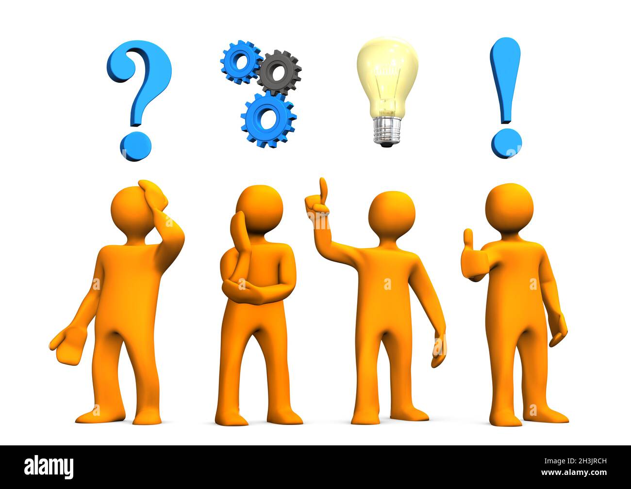 Manikins Planning Concept Stock Photo - Alamy