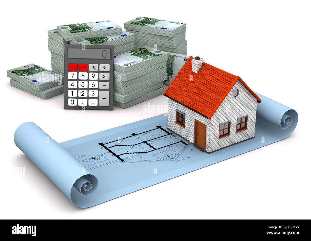 House plan icons hi-res stock photography and images - Alamy