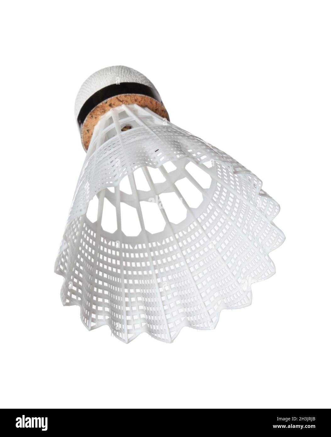 White shuttlecock for badminton isolated on white background Stock ...
