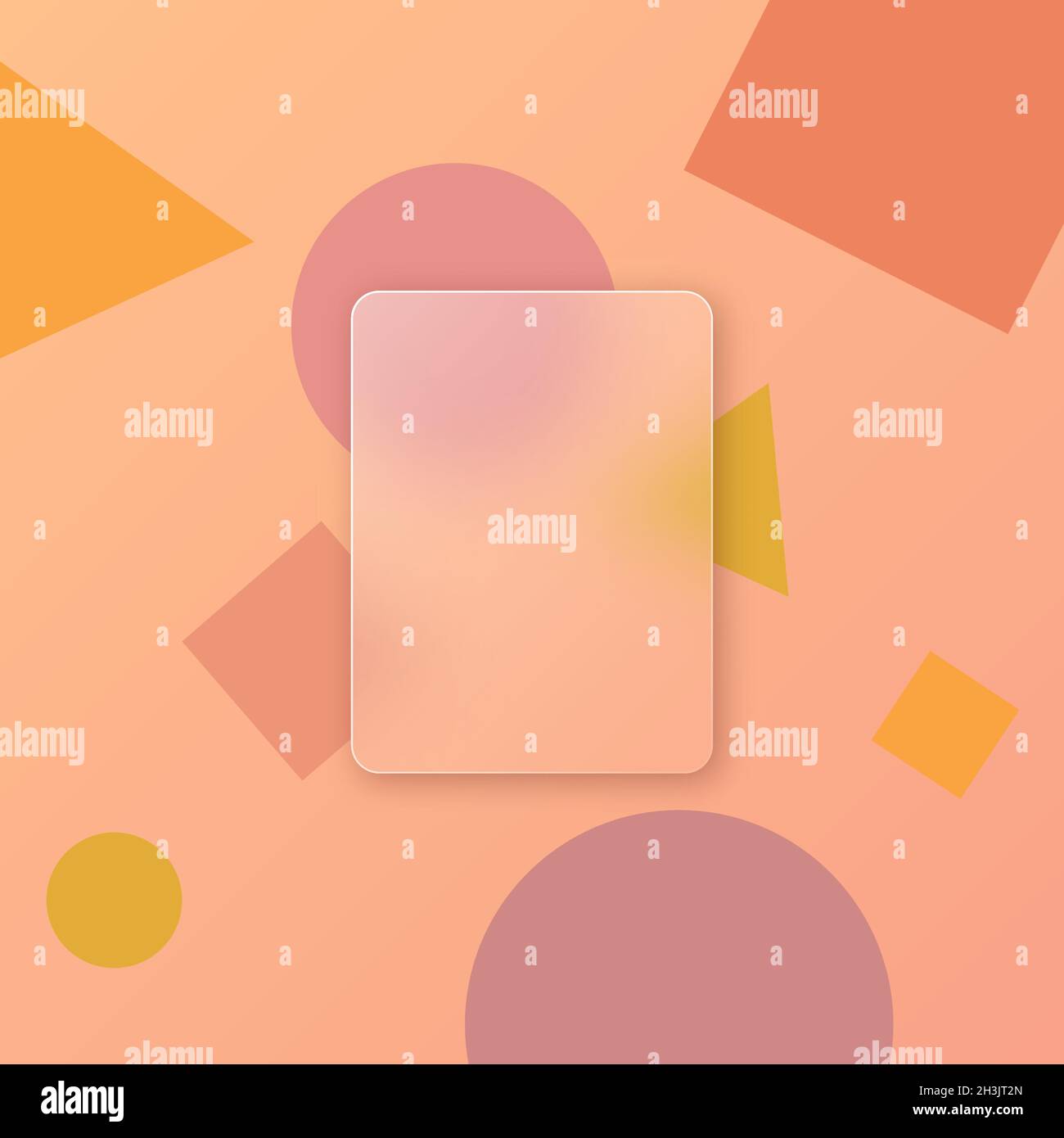 Vector background in glass morphism style . Editable illustration Stock ...