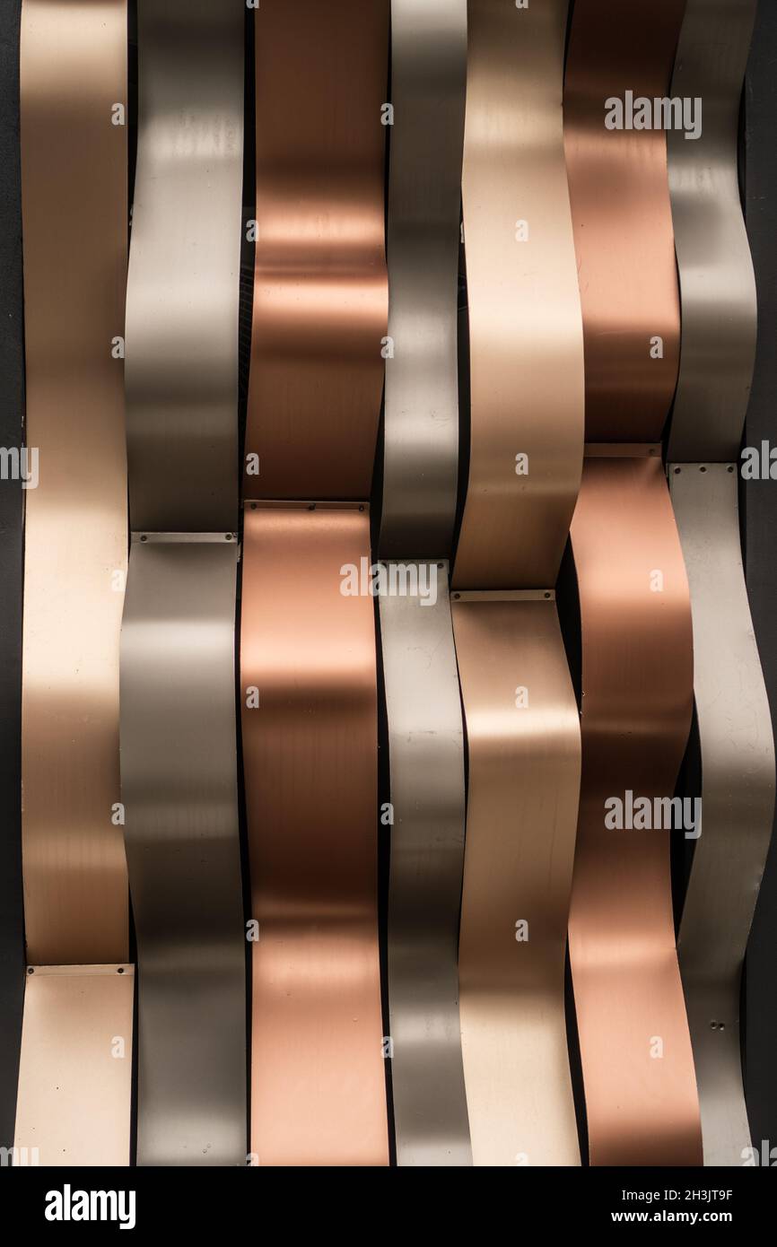 Luxury shiny golden, silver and rusty modern wall background Stock ...