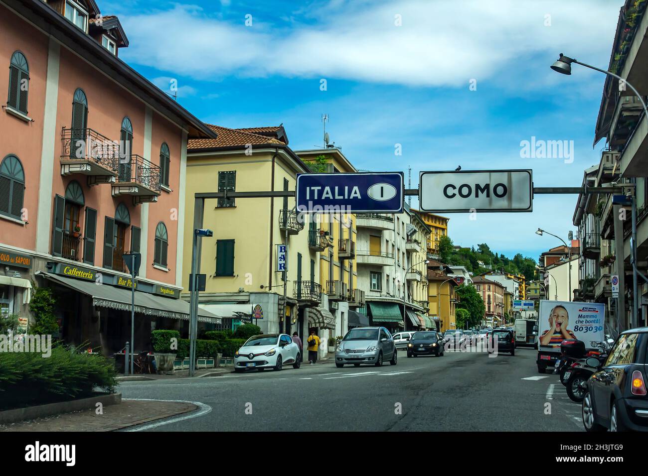 Como city sign hi-res stock photography and images - Alamy