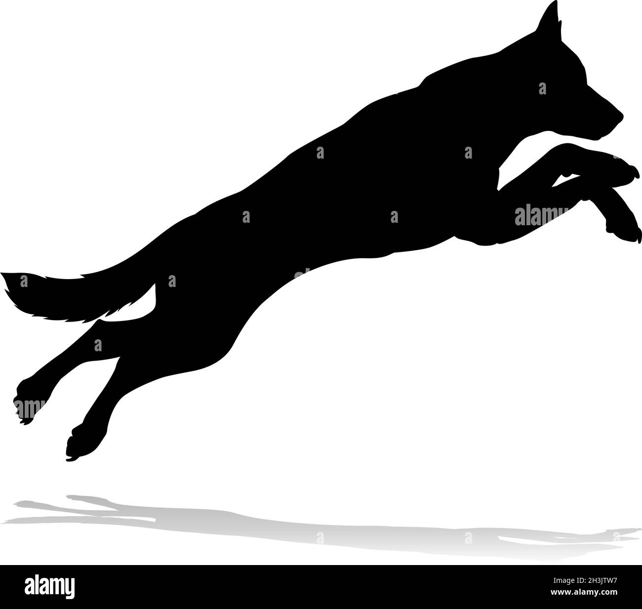 Dog Silhouette Pet Animal Stock Vector Image & Art - Alamy