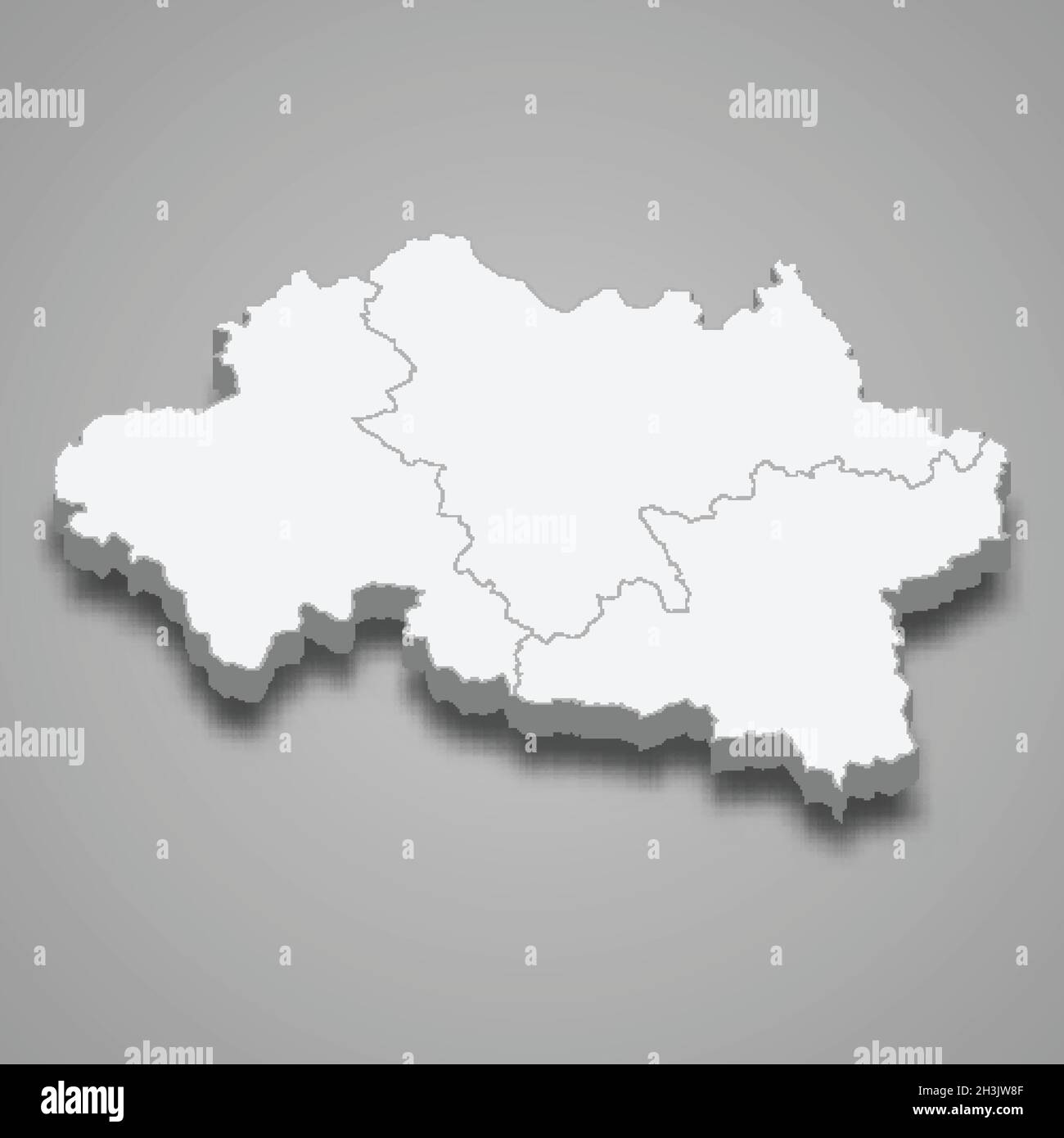 Map of allier Stock Vector Images - Alamy