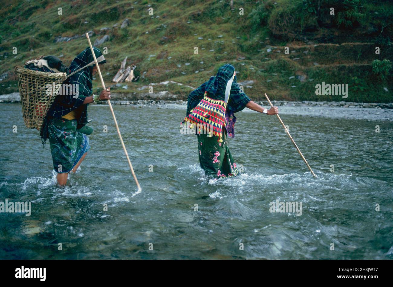 Nepal, Porter of Himalaya Stock Photo - Alamy