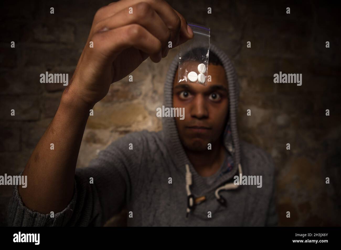 Narcotics and drugs concept Stock Photo - Alamy