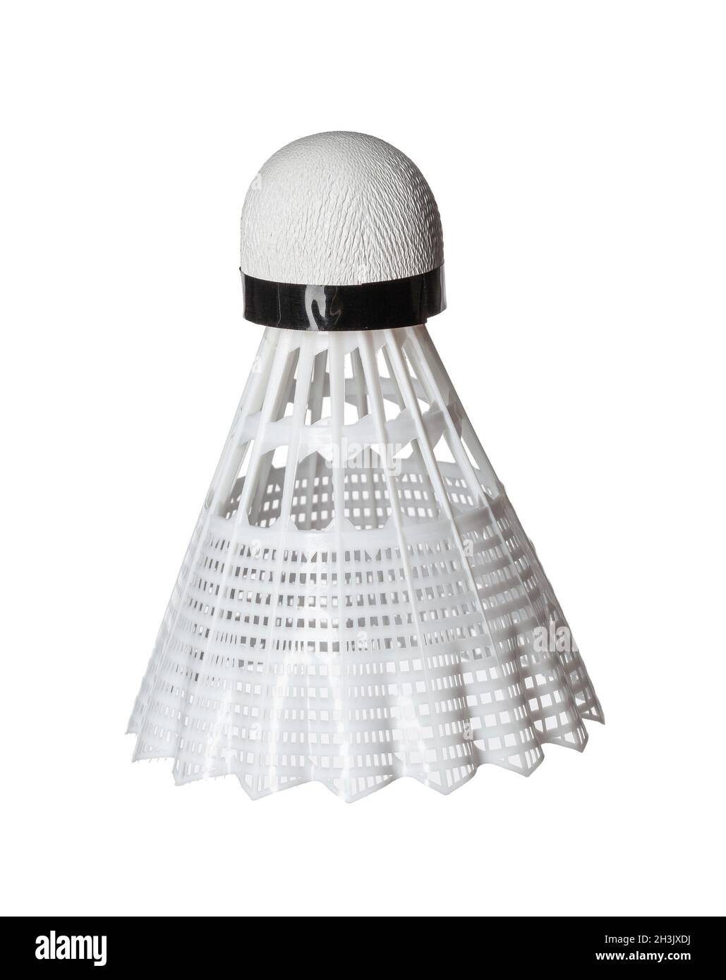 White shuttlecock for badminton isolated on white background Stock ...