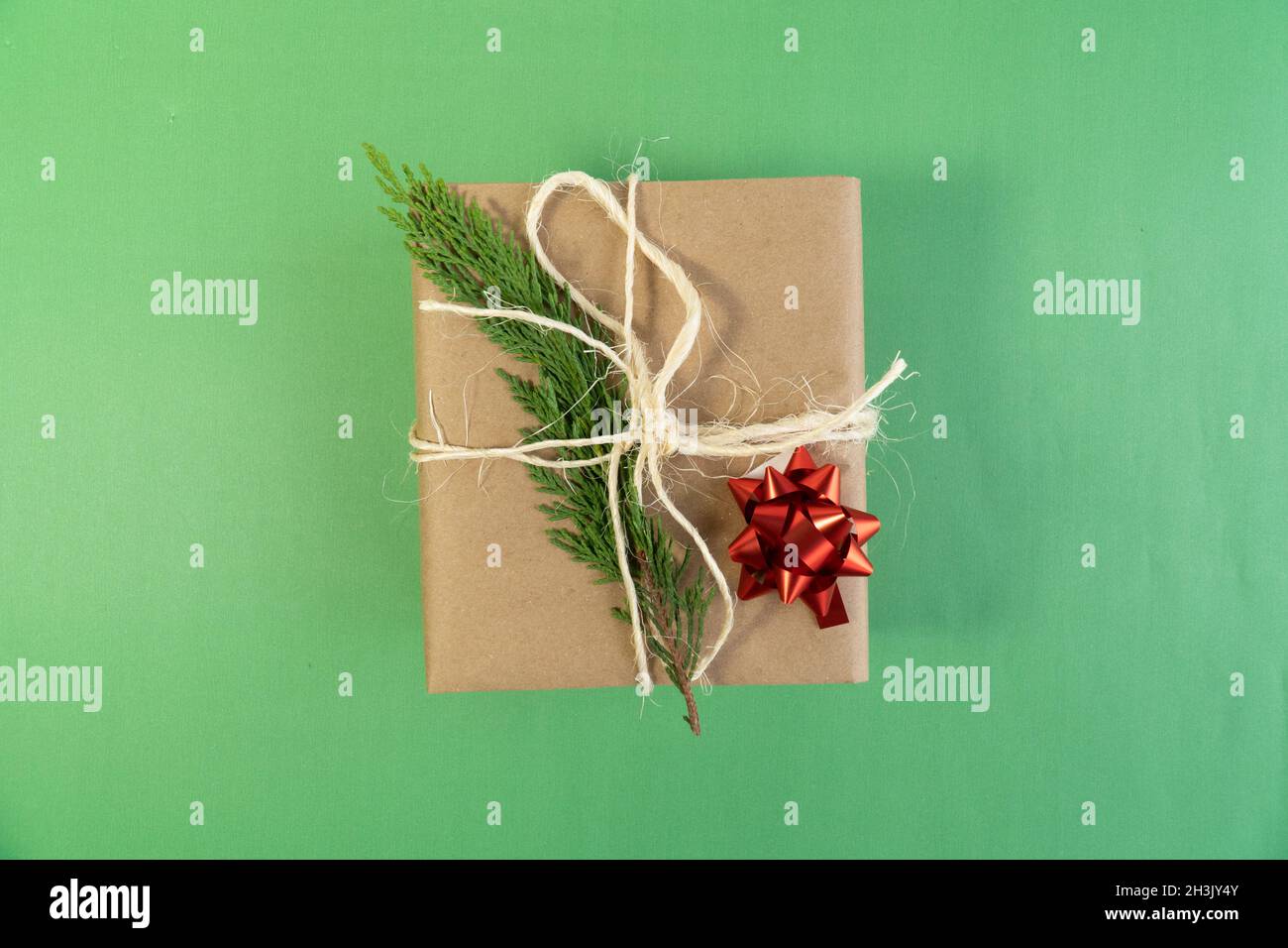 Noel gift box, noel gift boxes on green background, concept idea photo ...