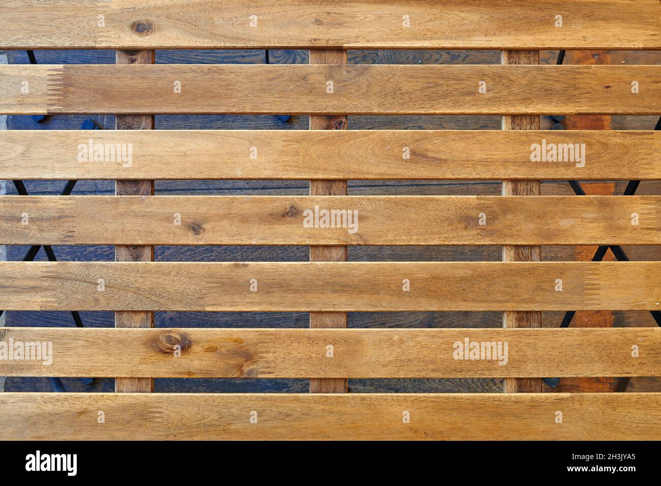 Brown wooden texture from garden table view from above Stock Photo - Alamy