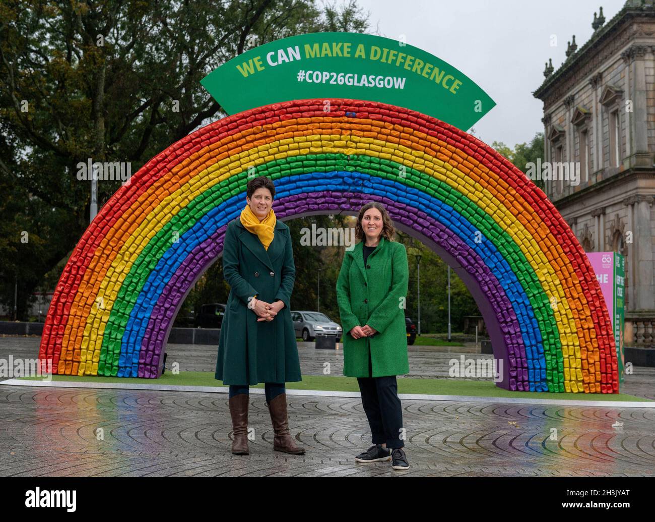 EDITORIAL USE ONLY (left to Right) Alison Thewliss, MP for Glasgow ...