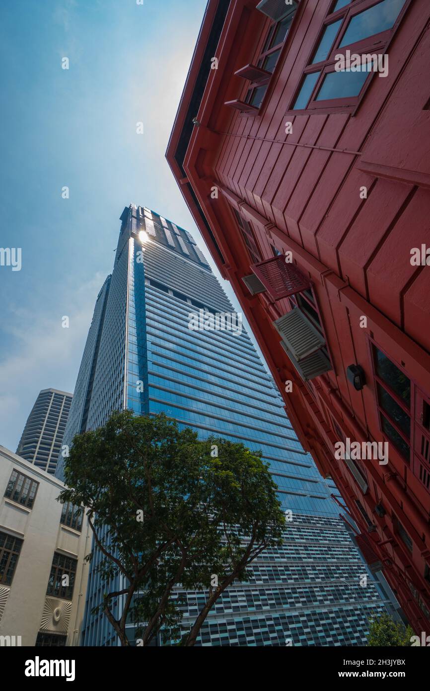 Red vintage building hi-res stock photography and images - Alamy