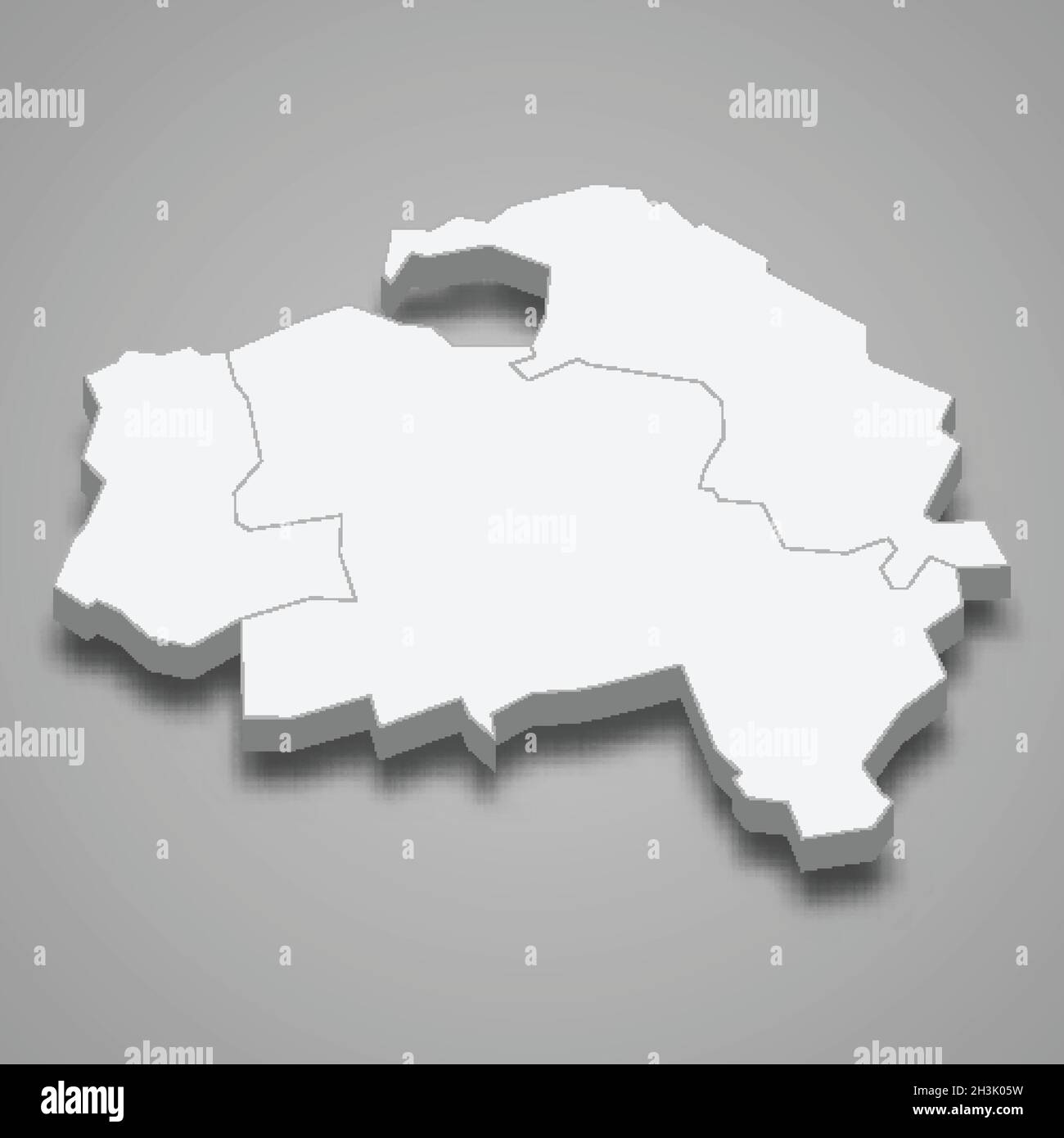 Val de marne outline map Black and White Stock Photos & Images - Alamy