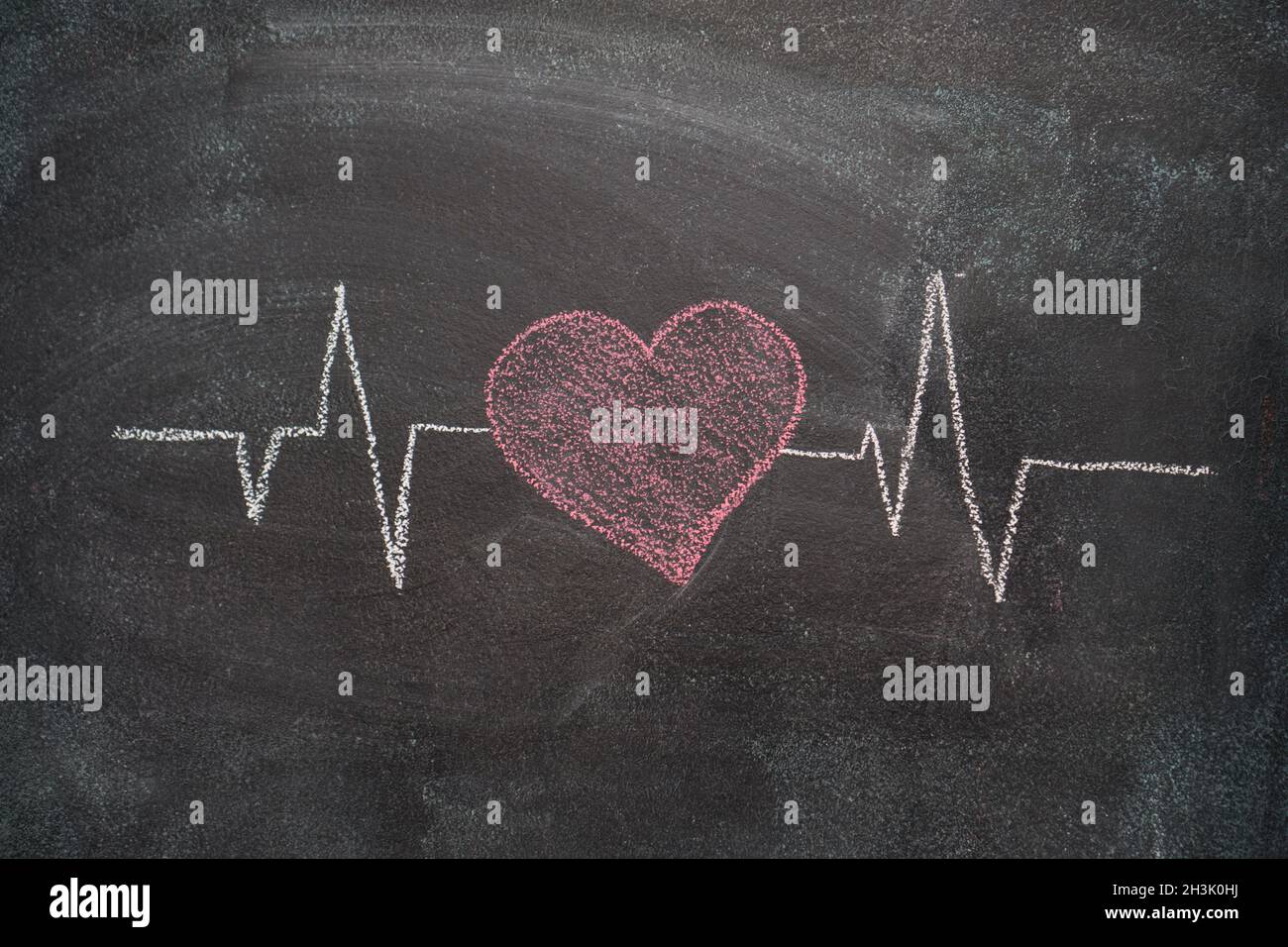 Heartbeat hand drawing hi-res stock photography and images - Alamy