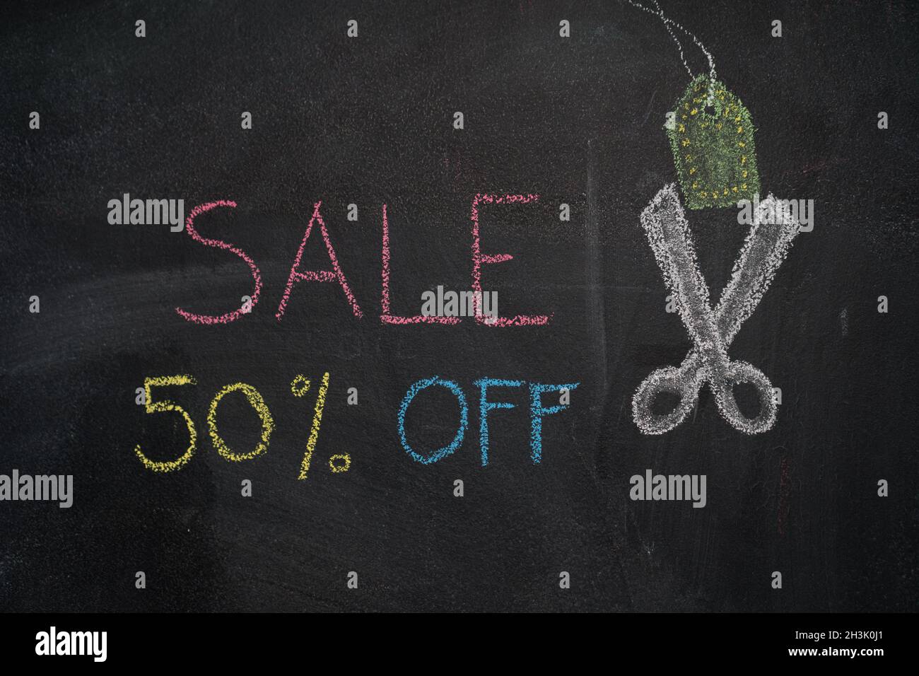 50 off sale banner sign board hi-res stock photography and images - Alamy