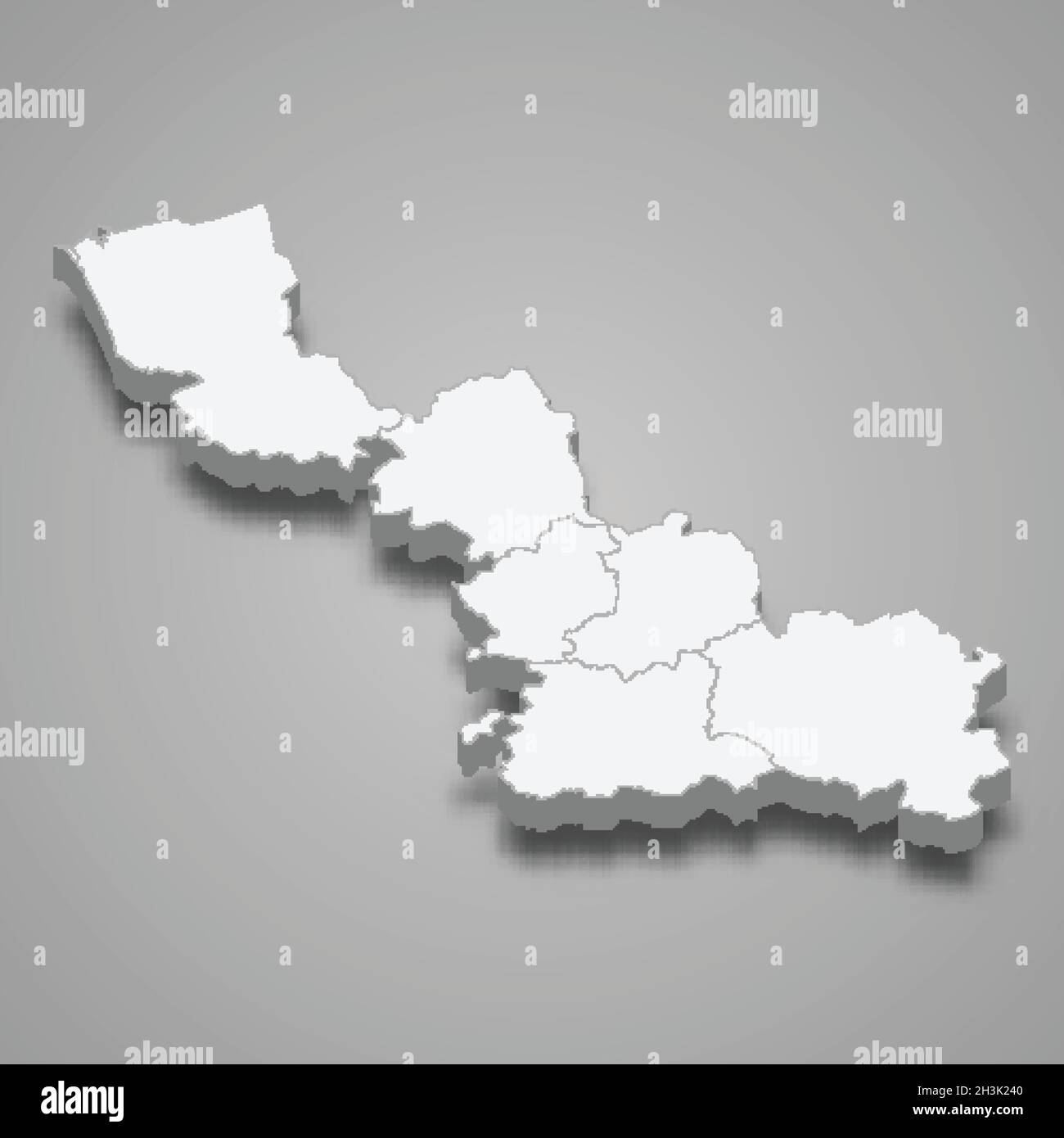 Map of nord in france Stock Vector Images - Alamy