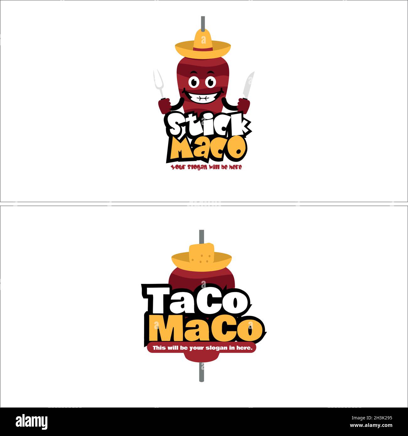 Modern mexican food Stock Vector Images - Alamy