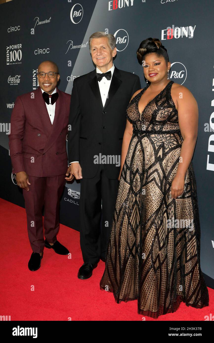 LOS ANGELES - OCT 23: Damon Jones, Marc Pritchard, Stephanie Headley at ...