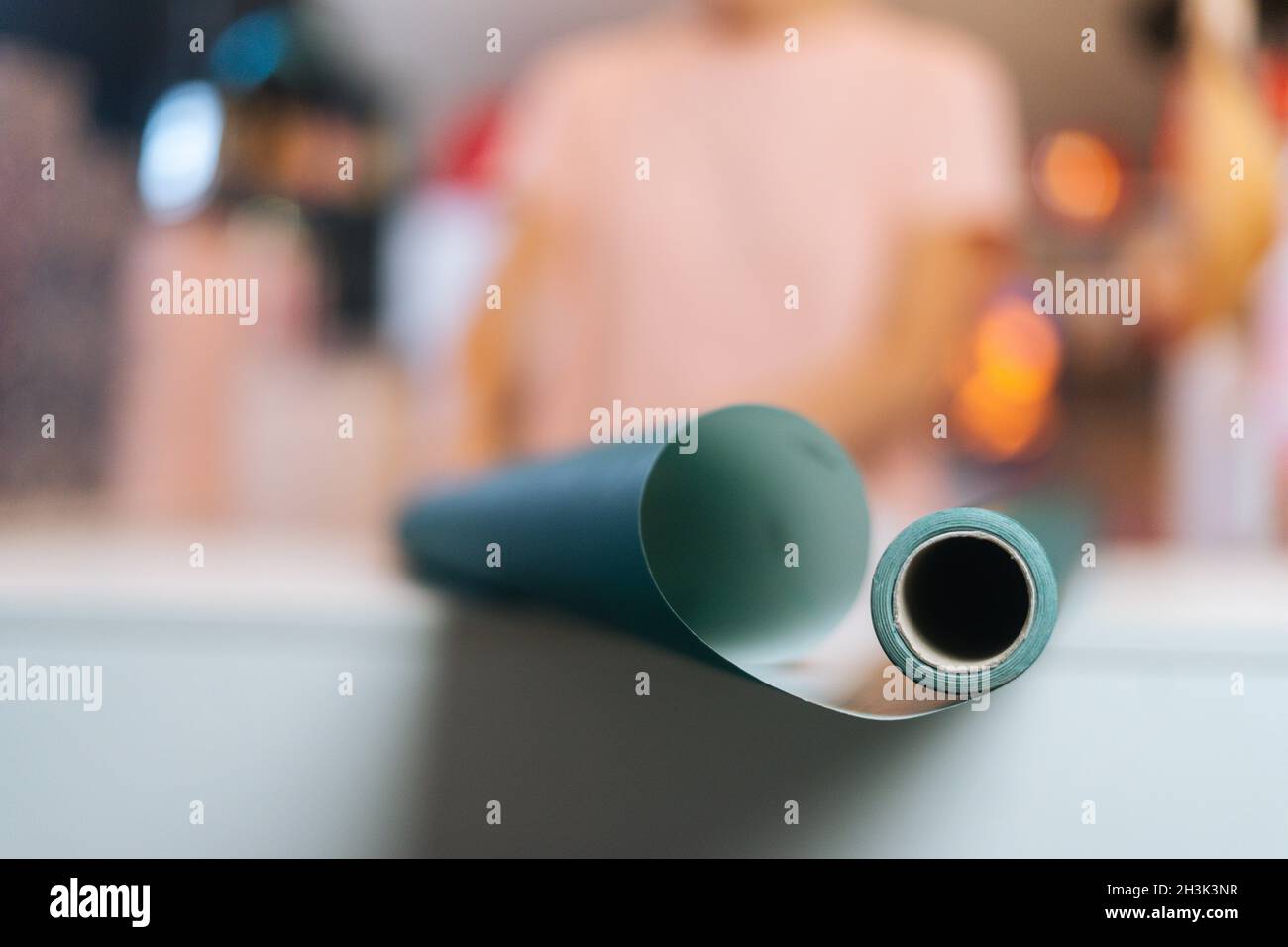 Christmas Wrapping And Roll High Resolution Stock Photography and ...