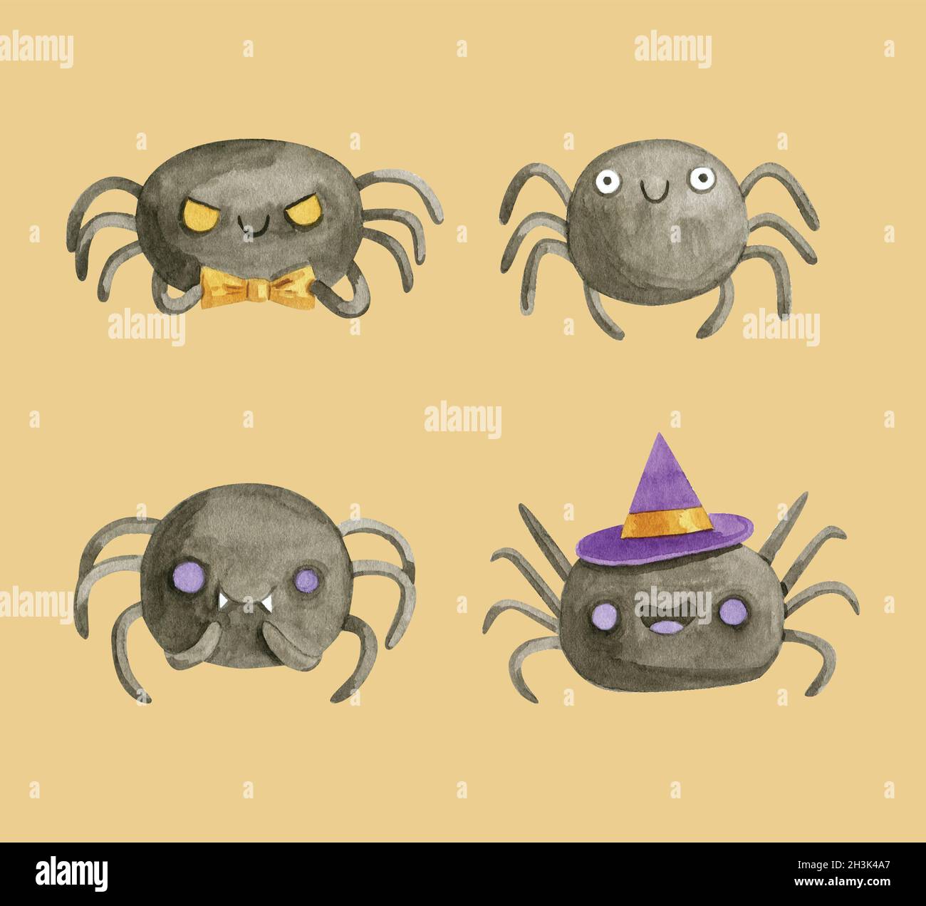 Dead spiders Stock Vector Images - Alamy