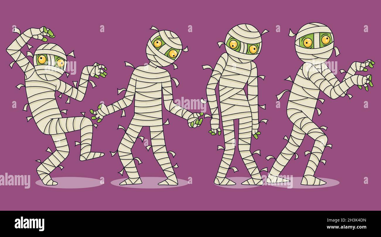 Mummies illustration hi-res stock photography and images - Alamy