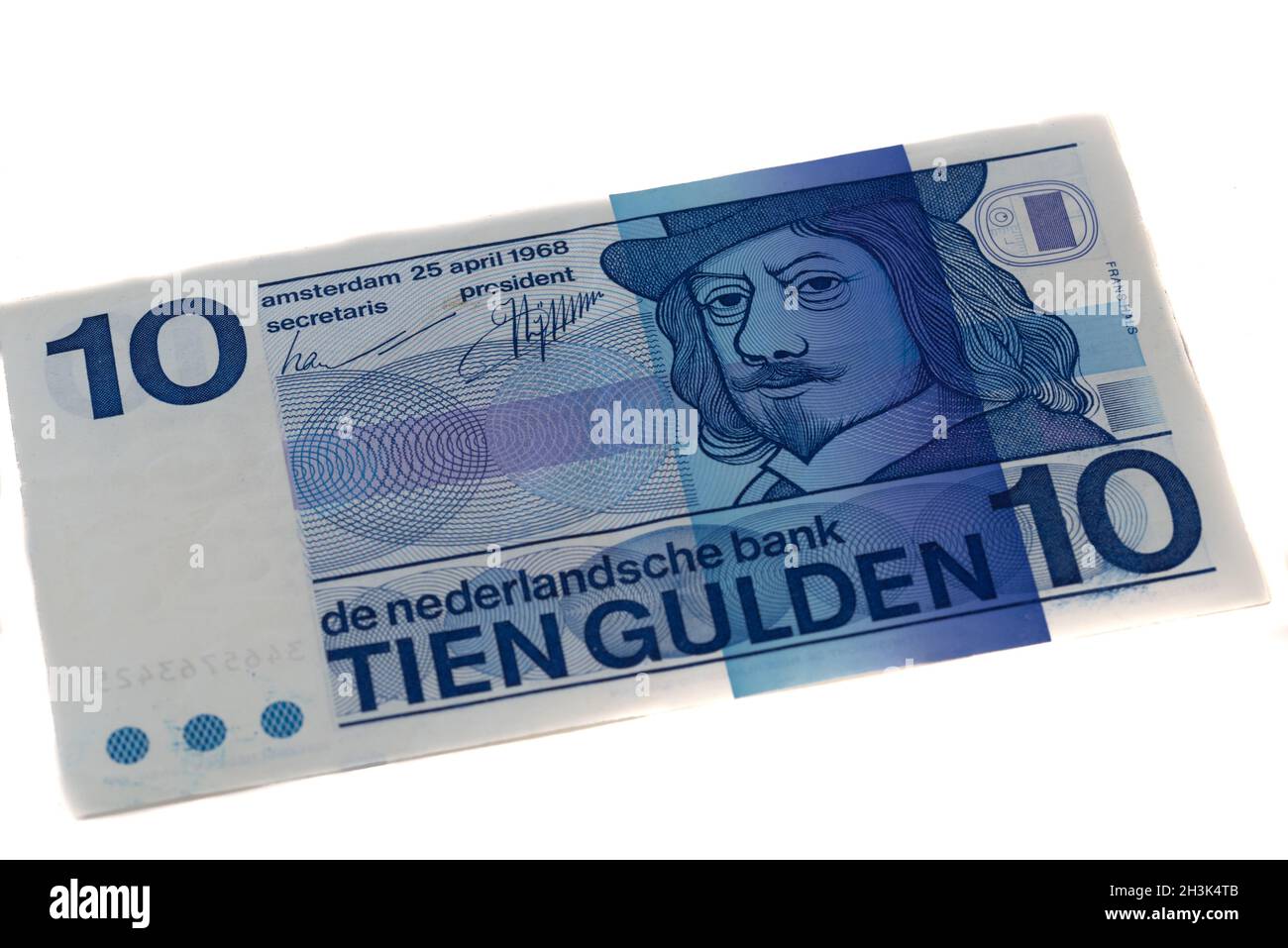 Old dutch money ten guilder hi-res stock photography and images - Alamy