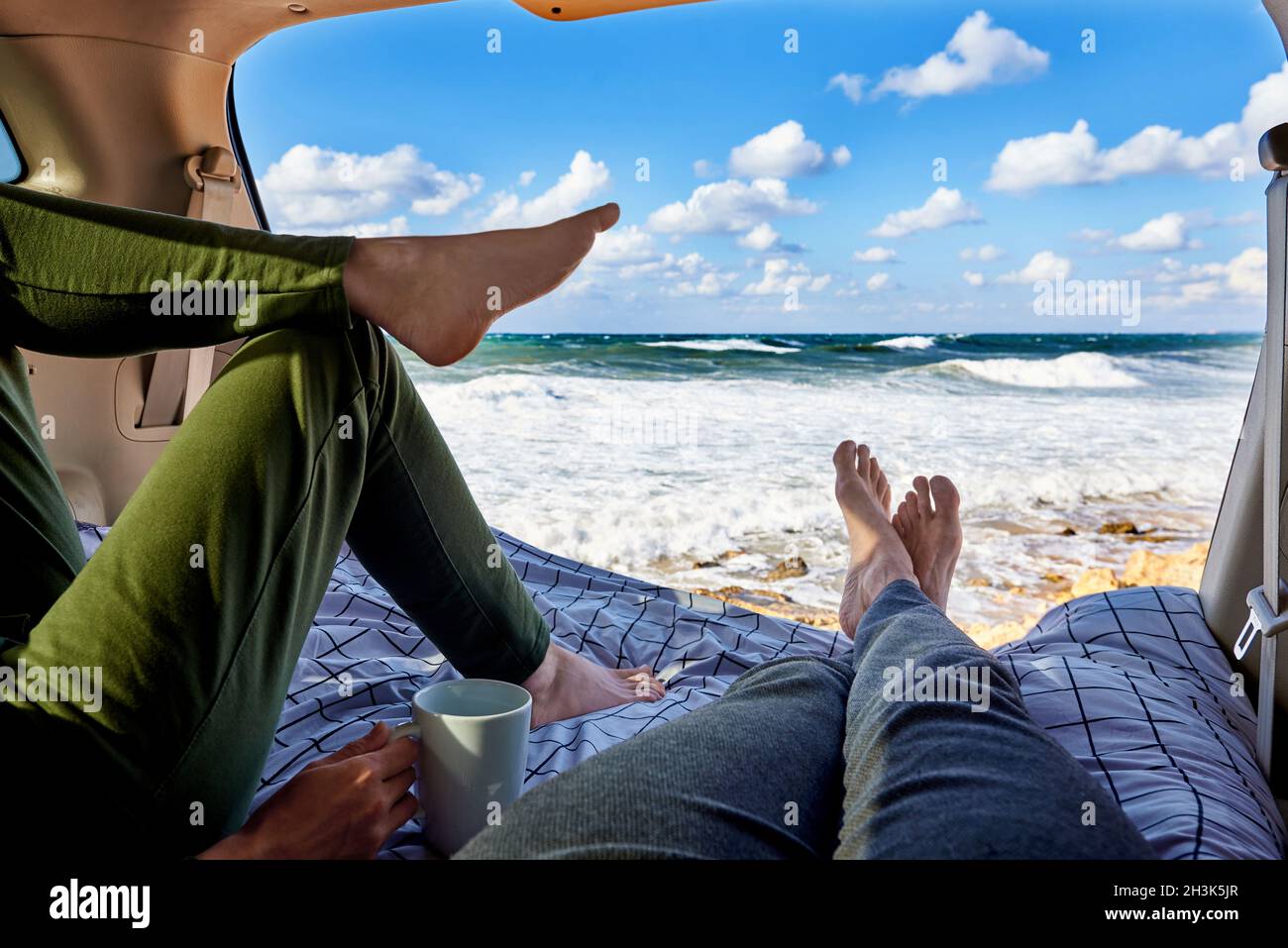Man feet sleeping in bed hi-res stock photography and images - Alamy