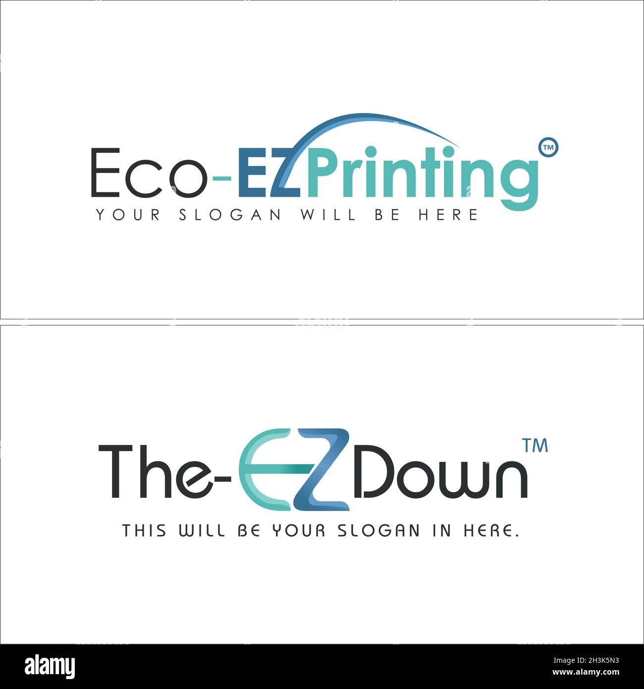 Wordmark business company logo design Stock Vector Image & Art - Alamy