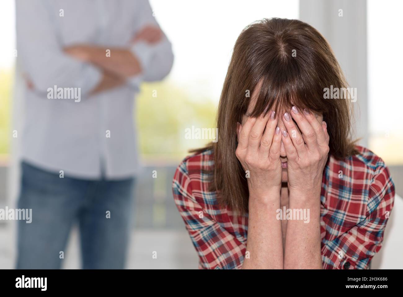 Mature couple having relationship problems Stock Photo - Alamy
