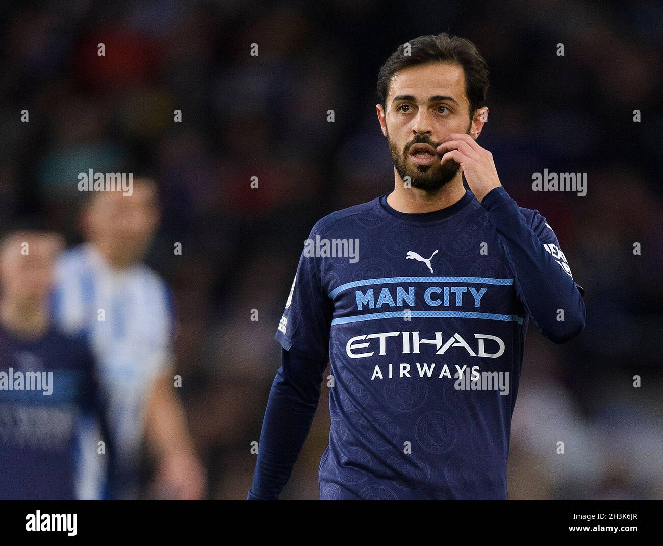 Manchester City's Bernardo Silva during the match at the Amex Stadium ...