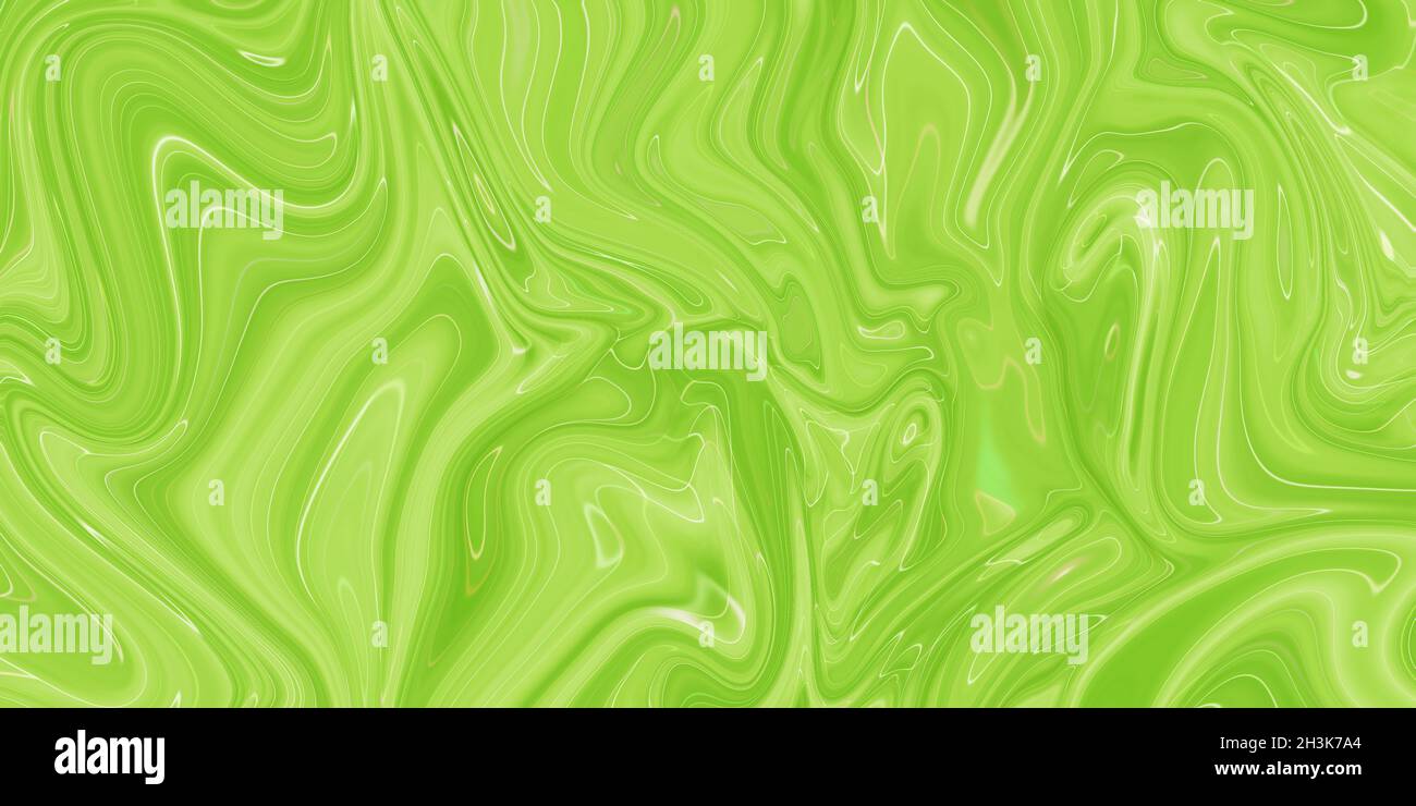Transparent Green creativity, modern art. Ink colors are amazingly ...