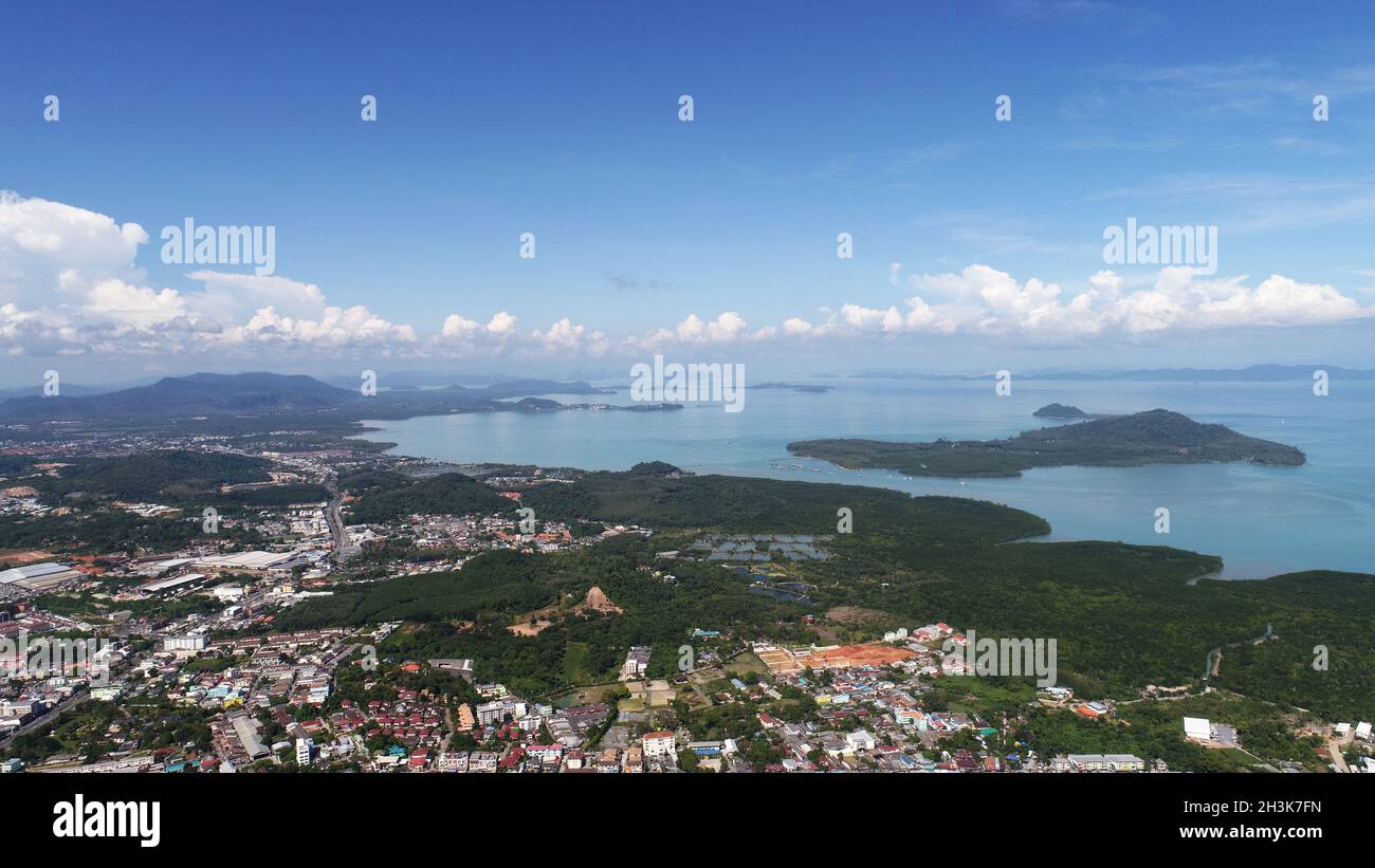 Aerial view phuket city in hi-res stock photography and images - Alamy