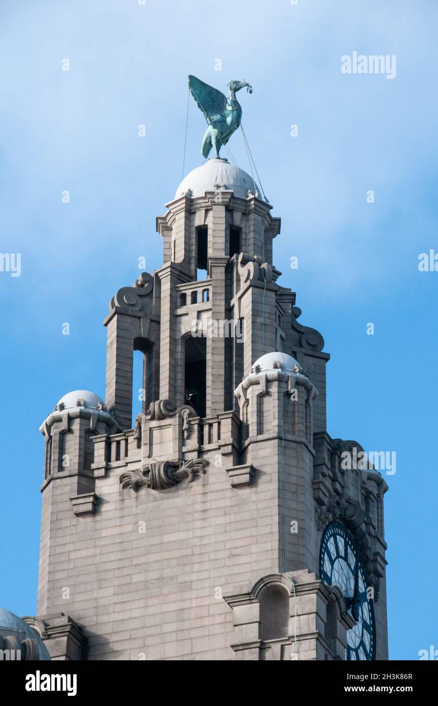 Around the UK - A day out in Liverpool - Liver Birds on the Port of ...