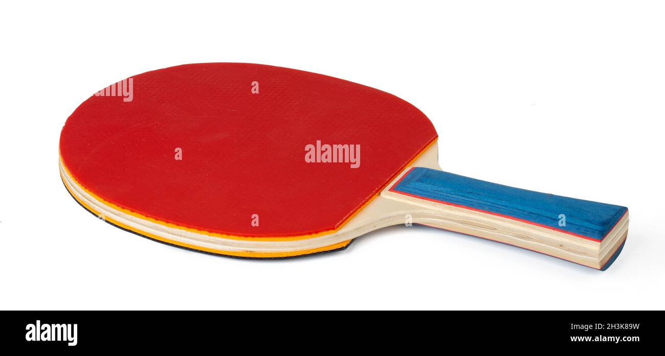 Table tennis racket isolated on white background Stock Photo - Alamy