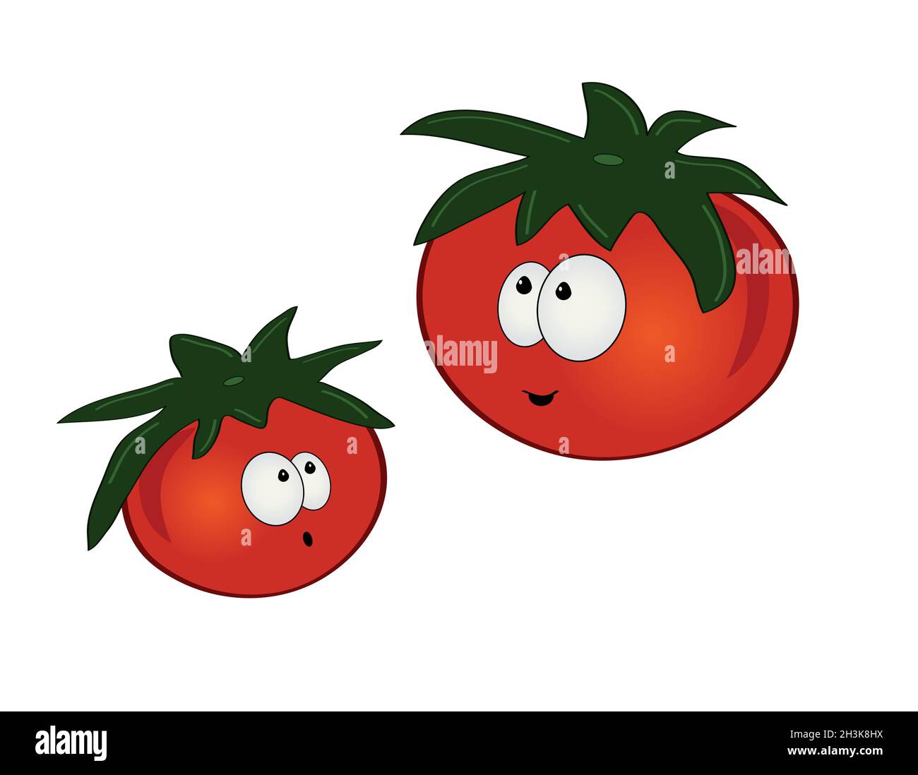 Tomatoes on eyes Stock Vector Images - Alamy